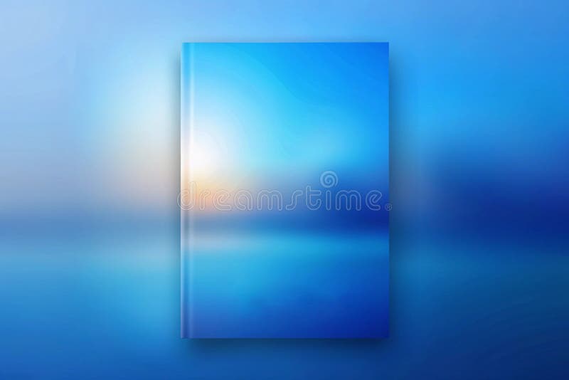 Simple Blue Gradient Cover stock illustration. Illustration of design ...