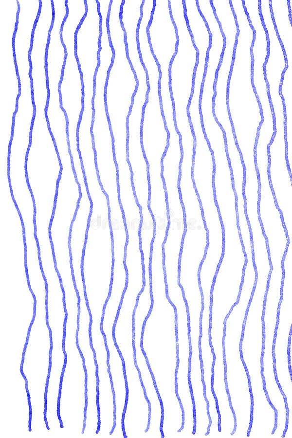 Simple Blue Pen Ink Wavy Scribble Lines White Background Stock Photos ...