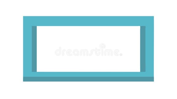 Simple Blue Rectangle Border Frame Vector, Vector Design Generative AI ...