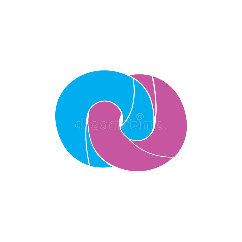 Simple Blue Wave Geometric Logo Vector Stock Vector - Illustration of ...