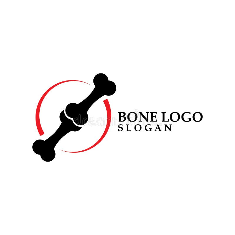 Simple Bone Health Icon Vector Logo Stock Illustration - Illustration ...