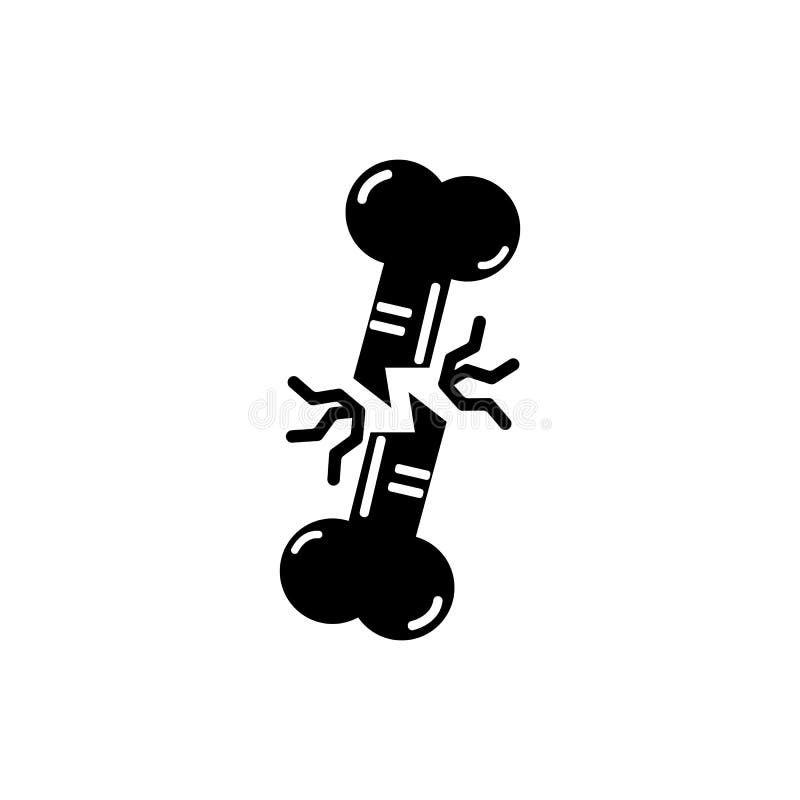 Simple Bone Health Icon Vector Logo Stock Illustration - Illustration ...