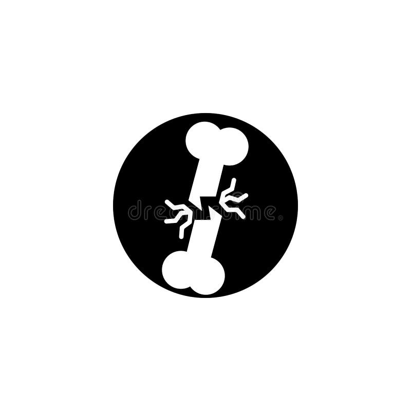 Simple Bone Health Icon Vector Logo Stock Illustration - Illustration ...