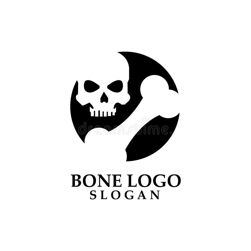 Simple Bone Health Icon Vector Logo Stock Illustration - Illustration ...