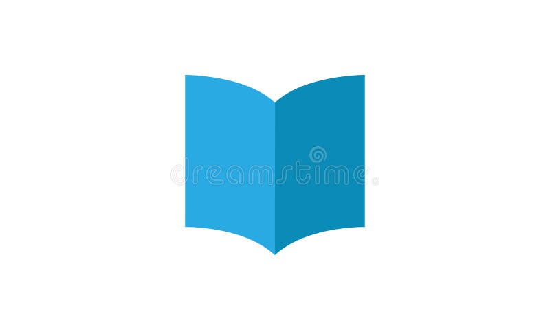 Simple book logo icon stock vector. Illustration of communication ...