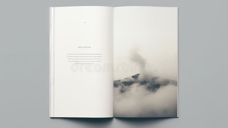 Simple book page template stock illustration. Illustration of text ...