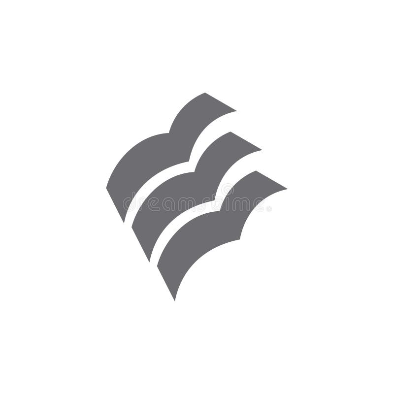 Simple Books Fly Geometric Logo Vector Stock Vector - Illustration of ...