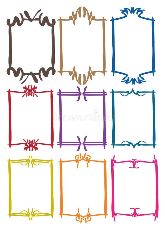 Color Line Border Designs Border Lines Design | Joy Studio Design