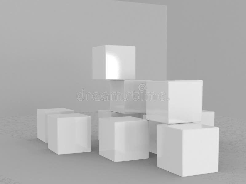 Simple box display stock illustration. Illustration of exhibition ...