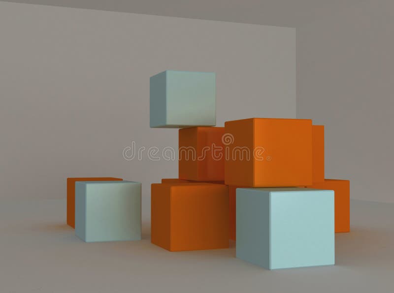 Simple box display stock illustration. Illustration of decrease - 107877765