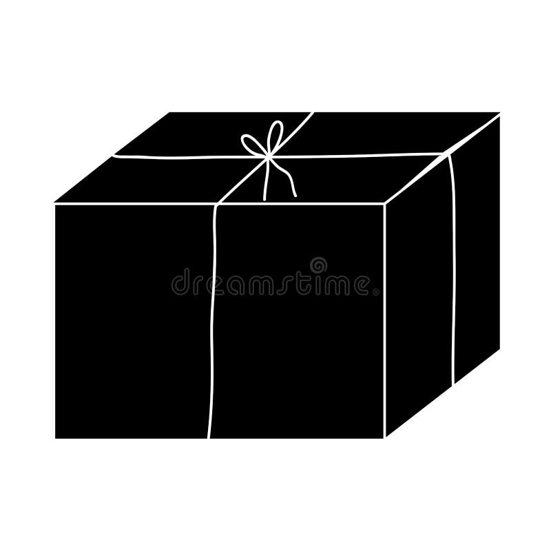 Simple box icon image stock vector. Illustration of parcel - 80361771