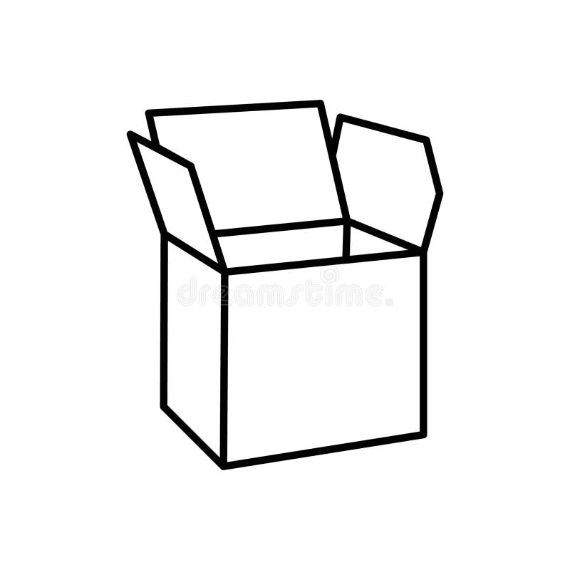 Simple Box Outline: Versatile Vector Graphic Icon Stock Vector ...