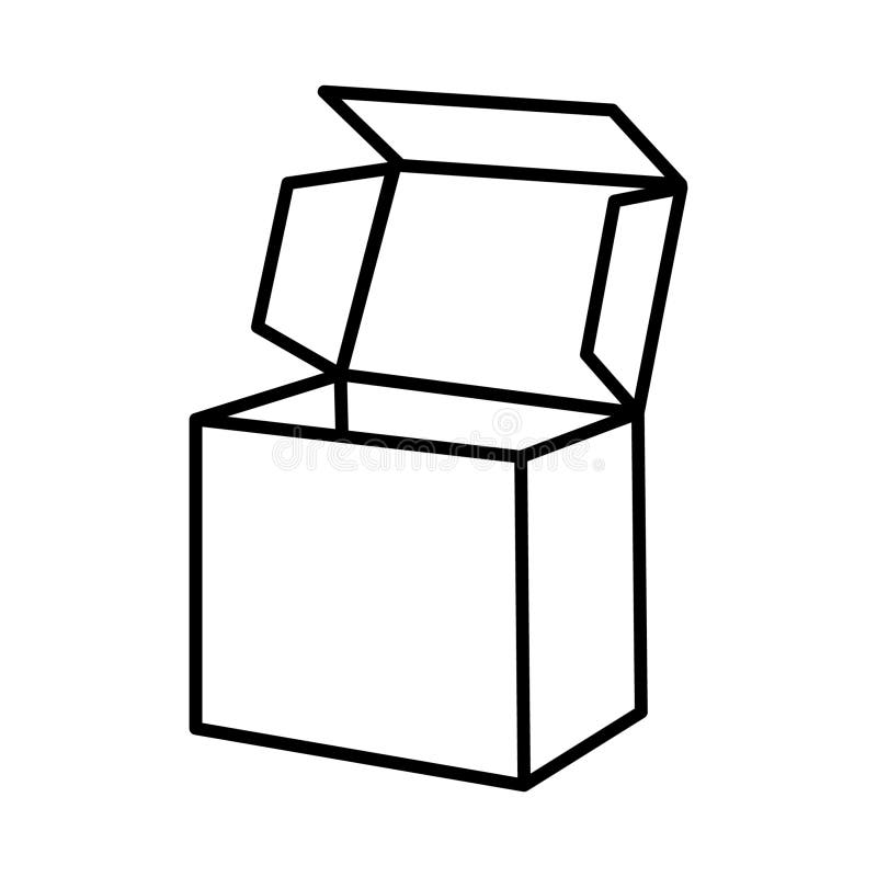 Simple Box Outline: Versatile Vector Graphic Icon Stock Vector ...