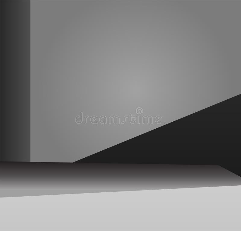 Simple Box Place in the Room Abstract Background Mockup Design ...