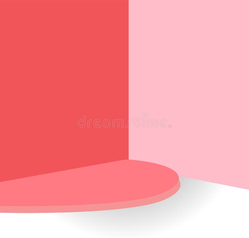 Simple Box Place in the Room Abstract Background Mockup Design ...