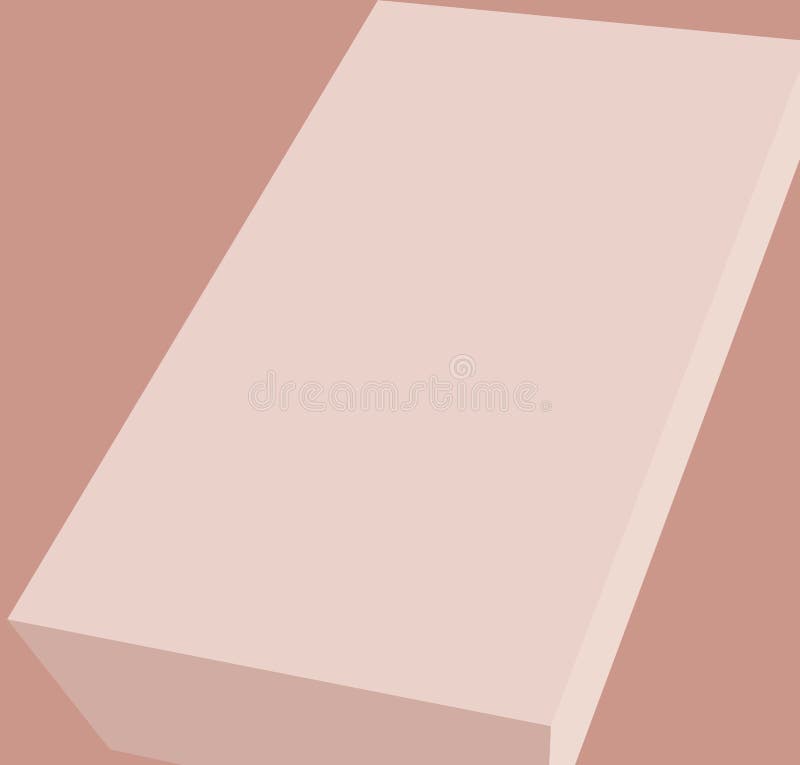 Simple Box Place in the Room Abstract Background Mockup Design ...