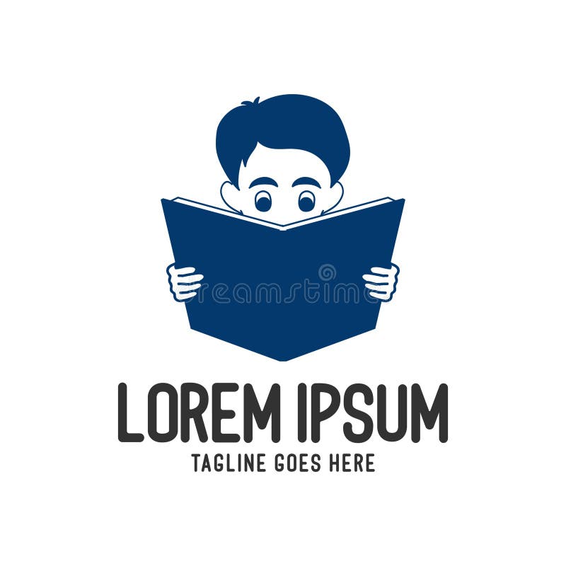 Simple Boy Reading Book for Education Study Learning or Library ...