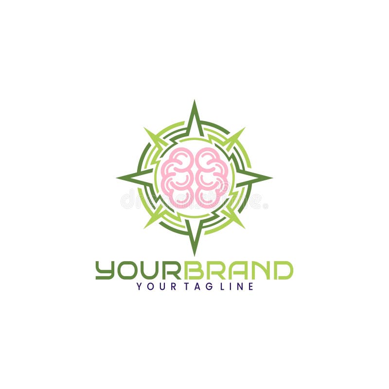 Simple brain logo stock vector. Illustration of success - 293462427