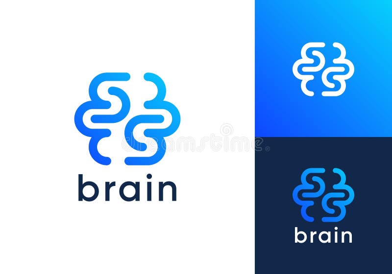 Simple Brain Logo Stock Illustrations – 14,592 Simple Brain Logo Stock ...
