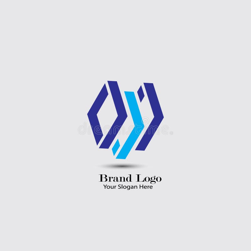 Simple Brand Logo stock vector. Illustration of label - 263399936