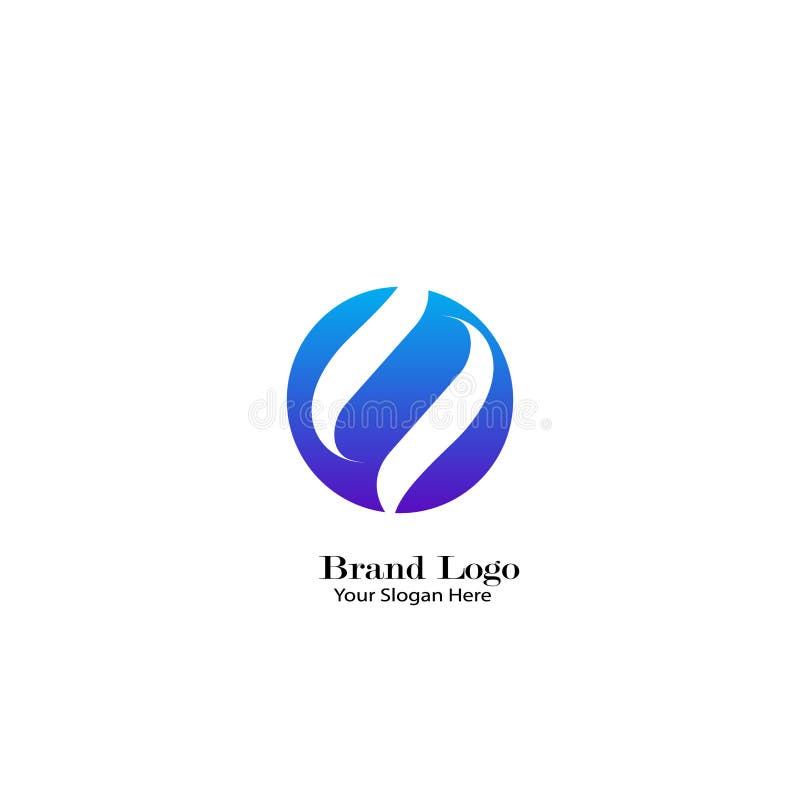 Simple Brand Logo stock vector. Illustration of text - 264001528