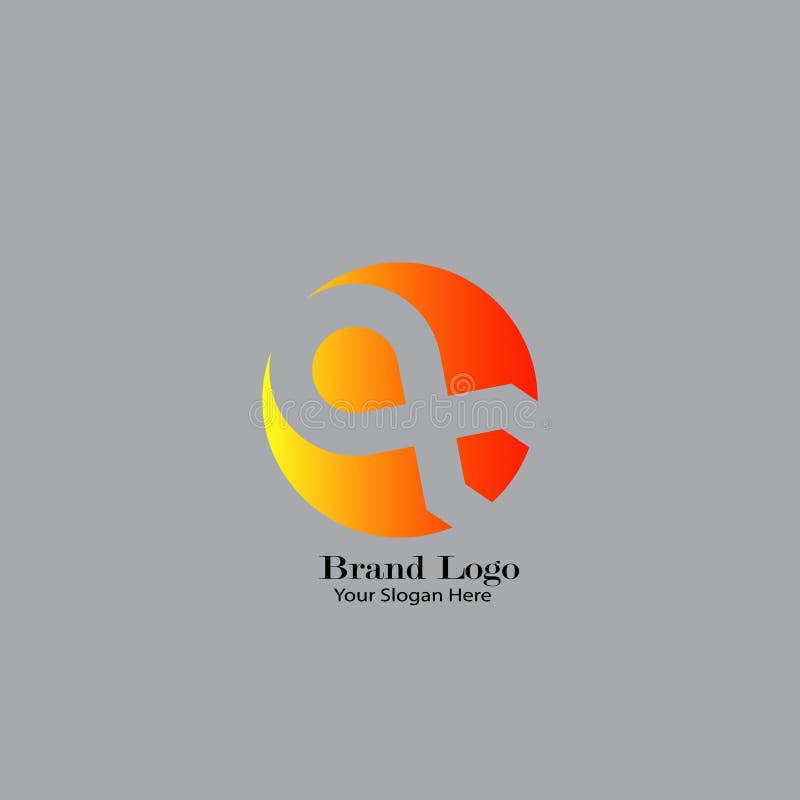 Simple Brand Logo stock vector. Illustration of abstract - 263404269