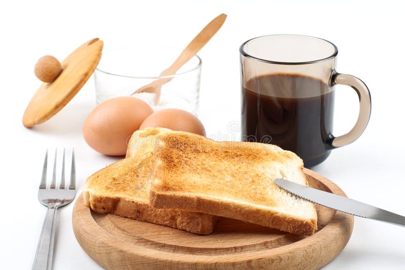 Simple breakfast stock image. Image of tasty, eggs, roasted - 17321919