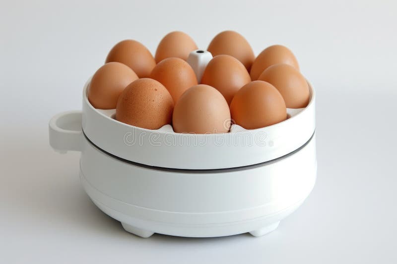 A Simple Breakfast Setup Featuring a White Bowl Filled with Eggs and ...