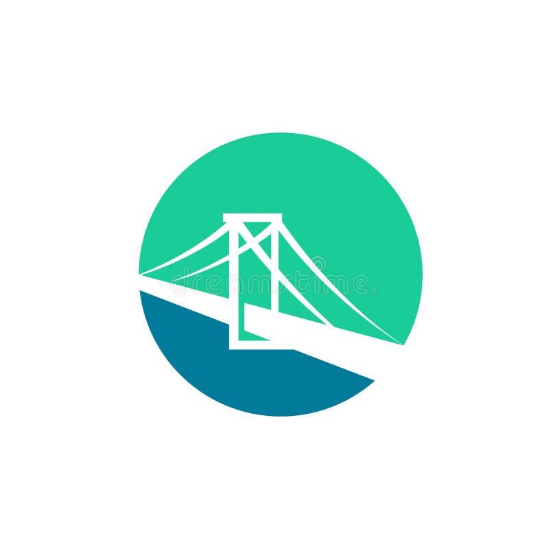 Simple bridge logo stock vector. Illustration of logo - 168474968