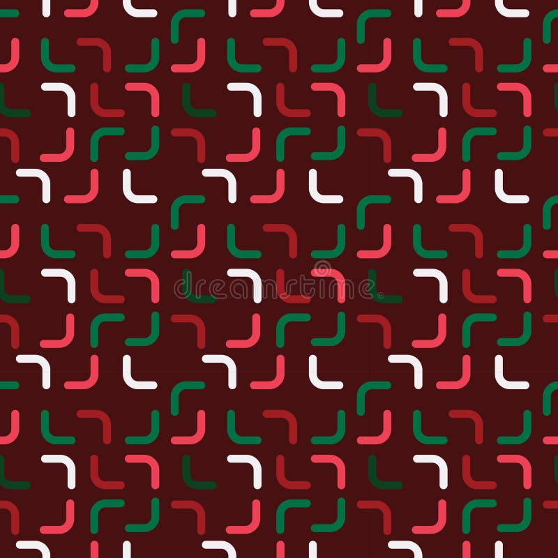 Simple Stick Pattern New-year Stock Vector - Illustration of vector ...