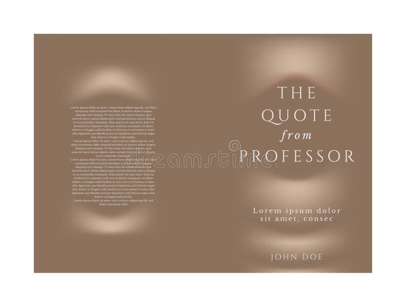 Simple Brown Background Circle Shape Book Cover Template Stock Vector ...