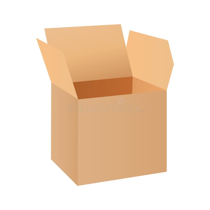 Elegant Cardboard Box, Gift Packaging Design Fold Stock Vector ...