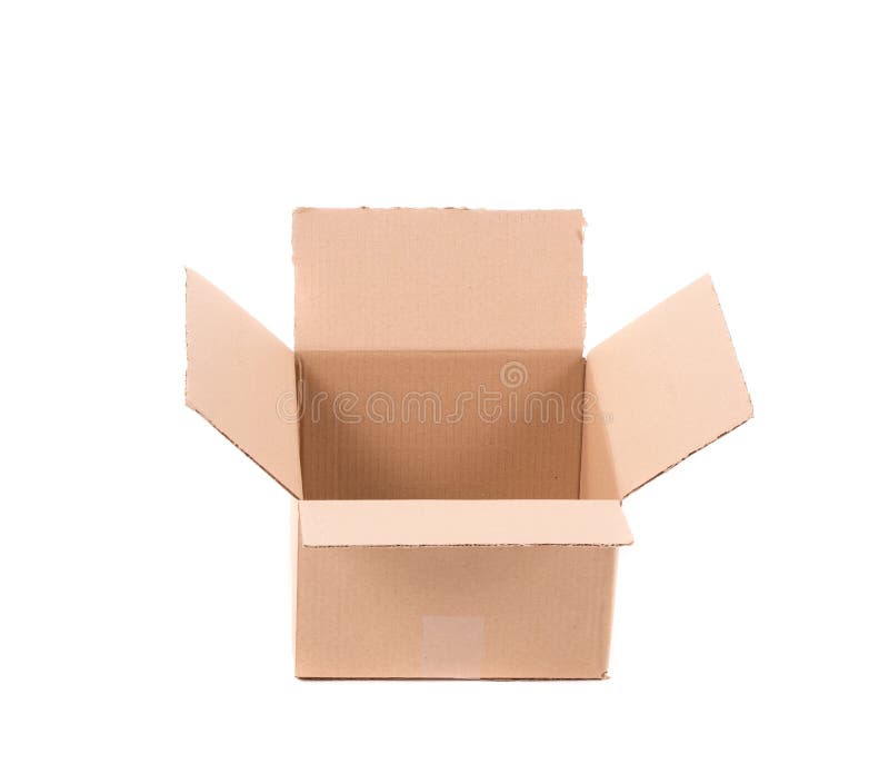 Brown box stock photo. Image of empty, moving, closed - 49984146