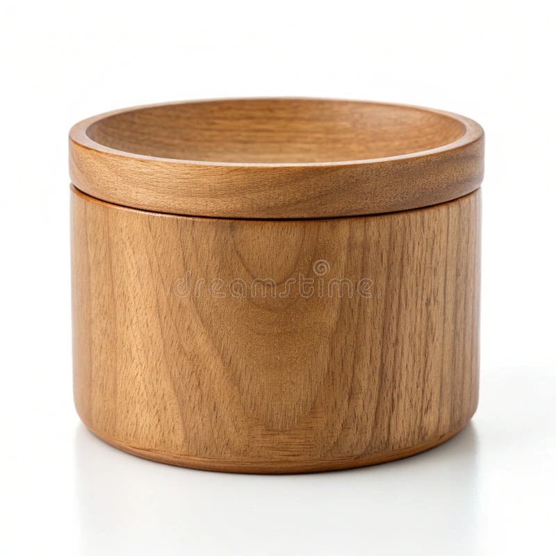 Simple Brown Container Isolated on White Background Stock Illustration ...