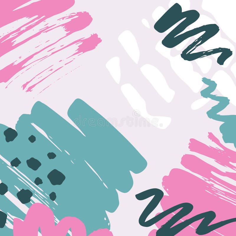 Simple Brush Textured Background Vol.1. Stock Vector - Illustration of ...