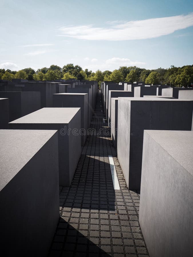 Monument of memory editorial photography. Image of berlin - 130447357
