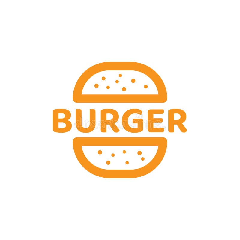 Simple Burger with Writing Board Stock Vector - Illustration of space ...