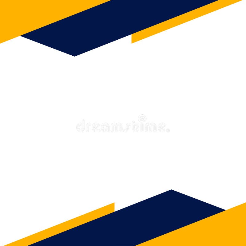 Simple Business Frame Design Element Stock Illustration - Illustration ...