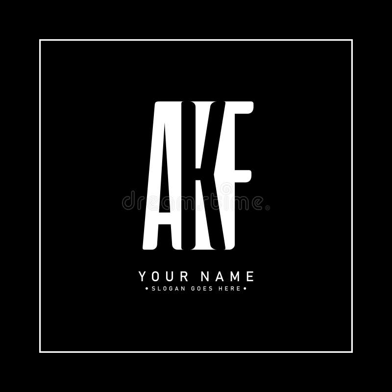Akf Alphabet Logo Stock Illustrations – 18 Akf Alphabet Logo Stock ...