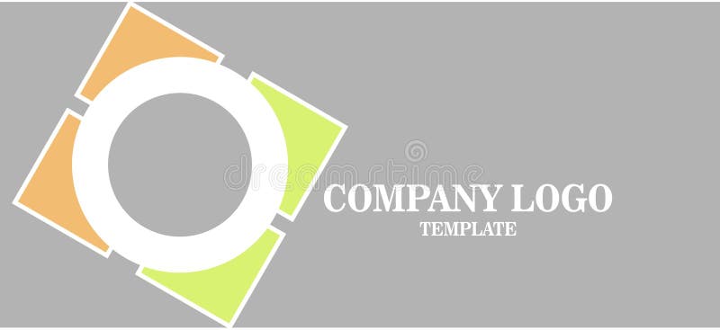 Simple Business Logo Reactangle and Ellipse Modern Vector Stock Vector ...