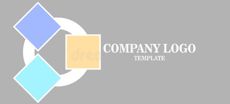 Simple Business Logo Reactangle and Ellipse Modern Vector Stock Vector ...