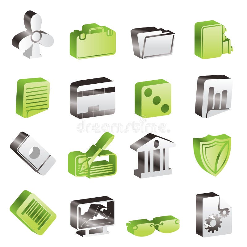 Simple Office tools icons stock vector. Illustration of office - 9851782