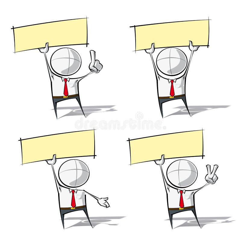 Simple Business People - Victory Stock Vector - Illustration of goal ...