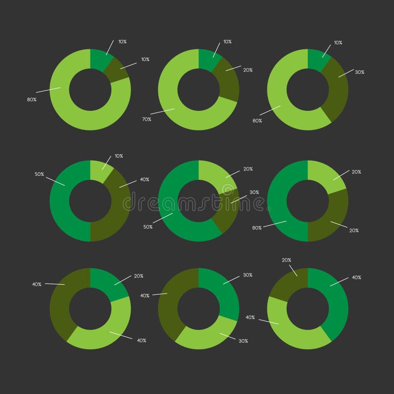 Simple business pie chart stock vector. Illustration of growth - 113938081