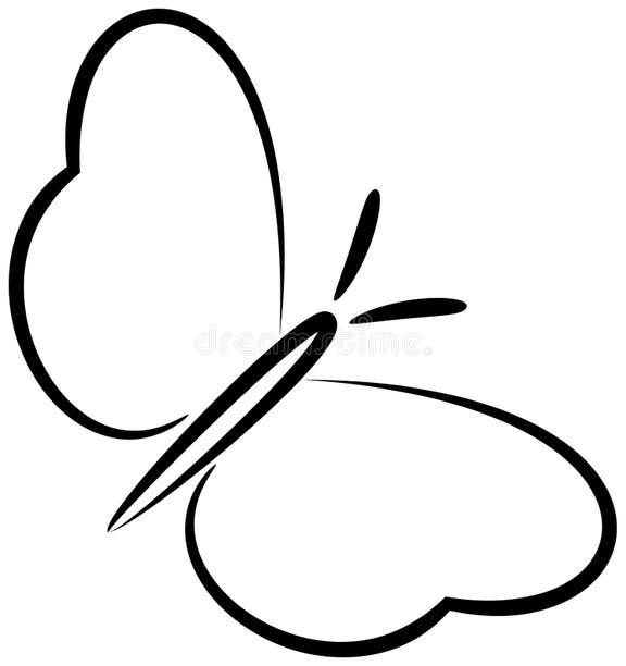 Butterfly Monarch Outline Stock Illustrations – 3,415 Butterfly Monarch ...