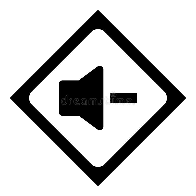 Simple Decrease Volume Button Stock Illustration - Illustration of logo, simple: 257599008