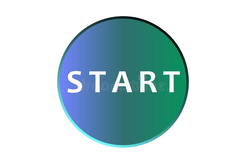 Lettering Start Sign in Vintage Rays. Retro Style Design Stock Vector ...