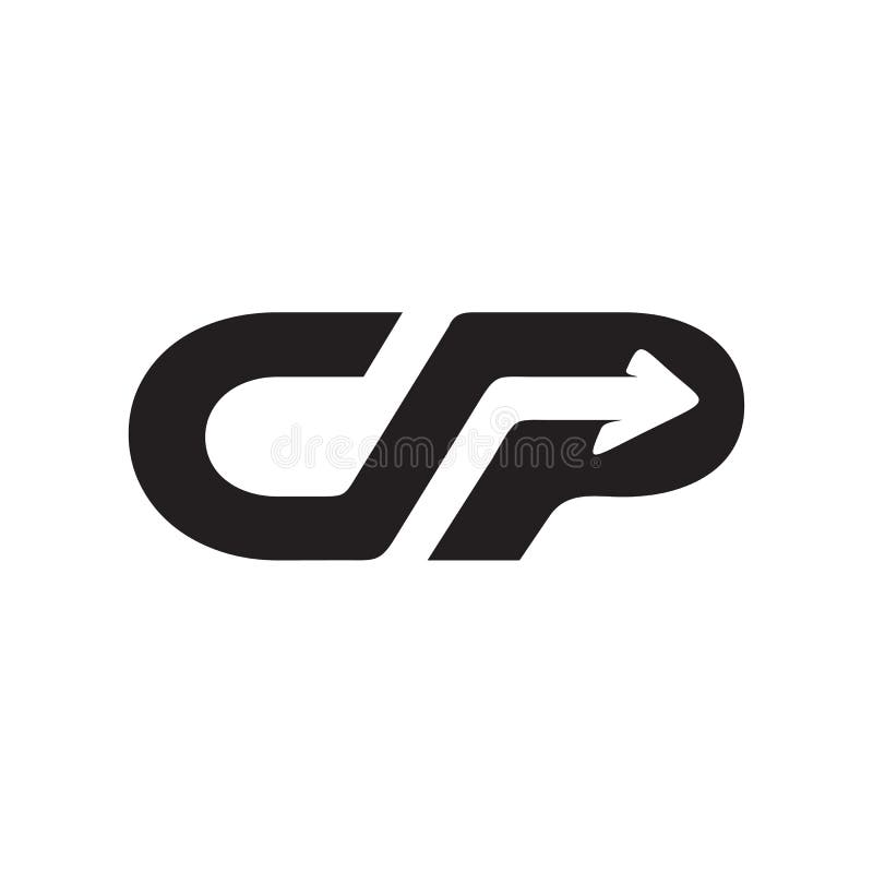 Simple C and P Logo Design Template Stock Vector - Illustration of ...