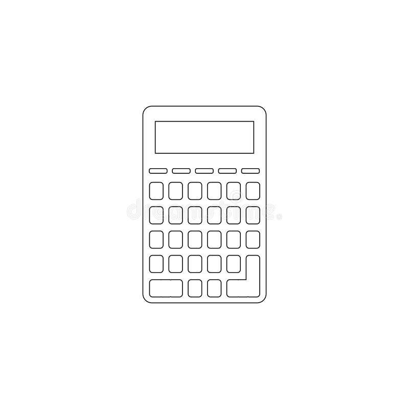 Simple Calculator Icon Illustration Design Stock Illustration ...