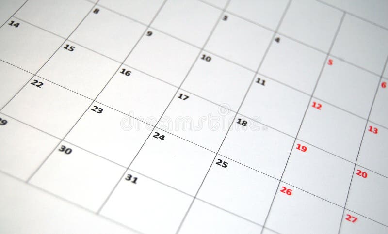 Simple calendar stock image. Image of book, year, boxes - 4907635